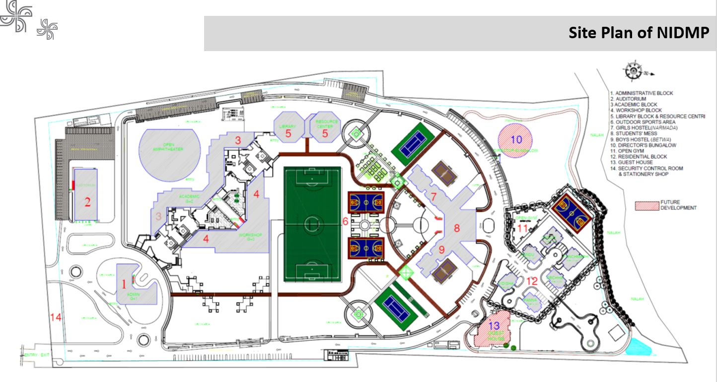 Location - National Institute of Design, Madhya Pradesh