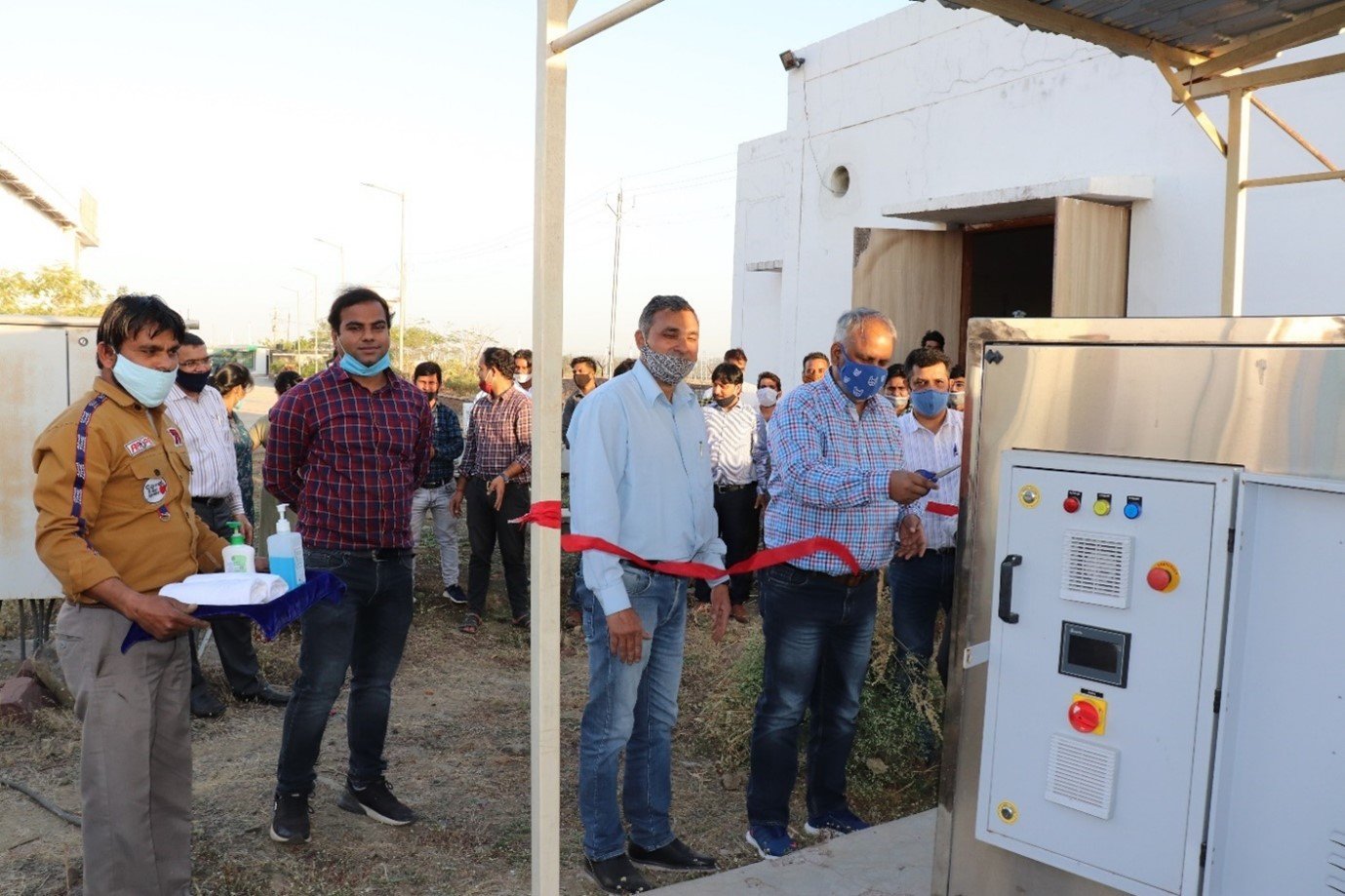 Inauguration of Organic Waste Composting Machine at NID, MP - National ...